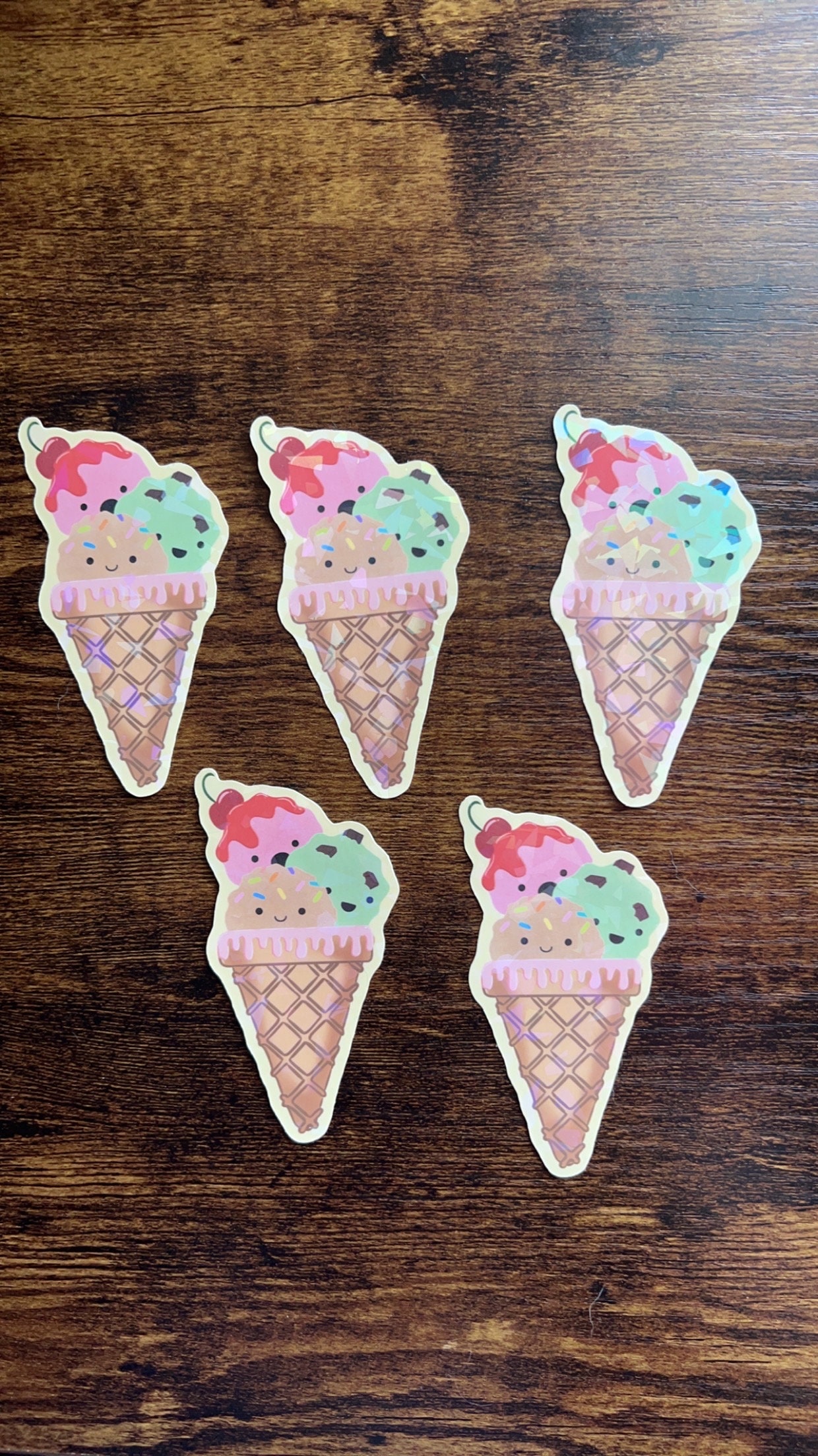 Ice Cream Cutie Sticker 3.5 in Sticker Great for Decorating Noebooks ...