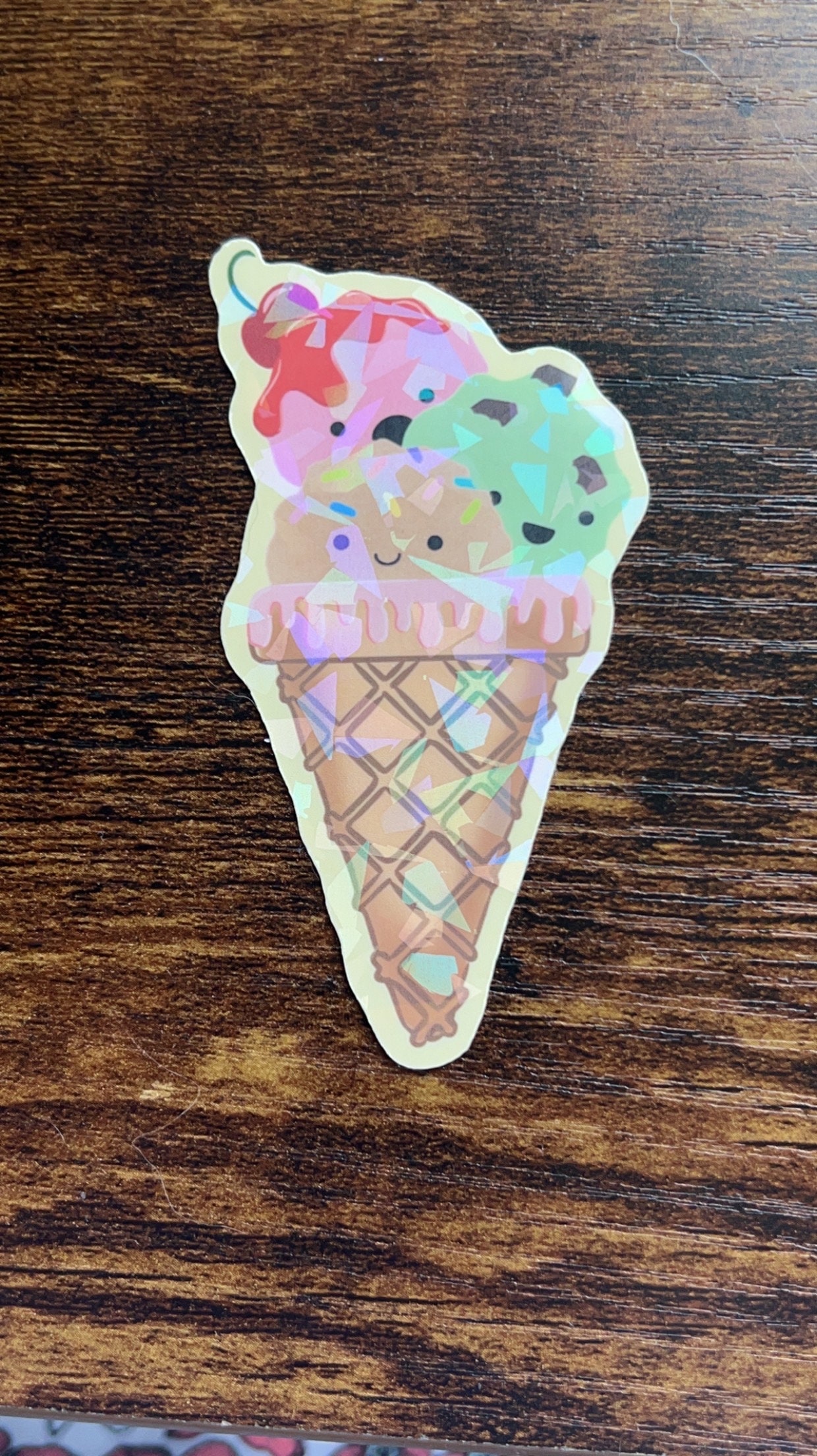 Ice Cream Cutie Sticker 3.5 in Sticker Great for Decorating Noebooks ...