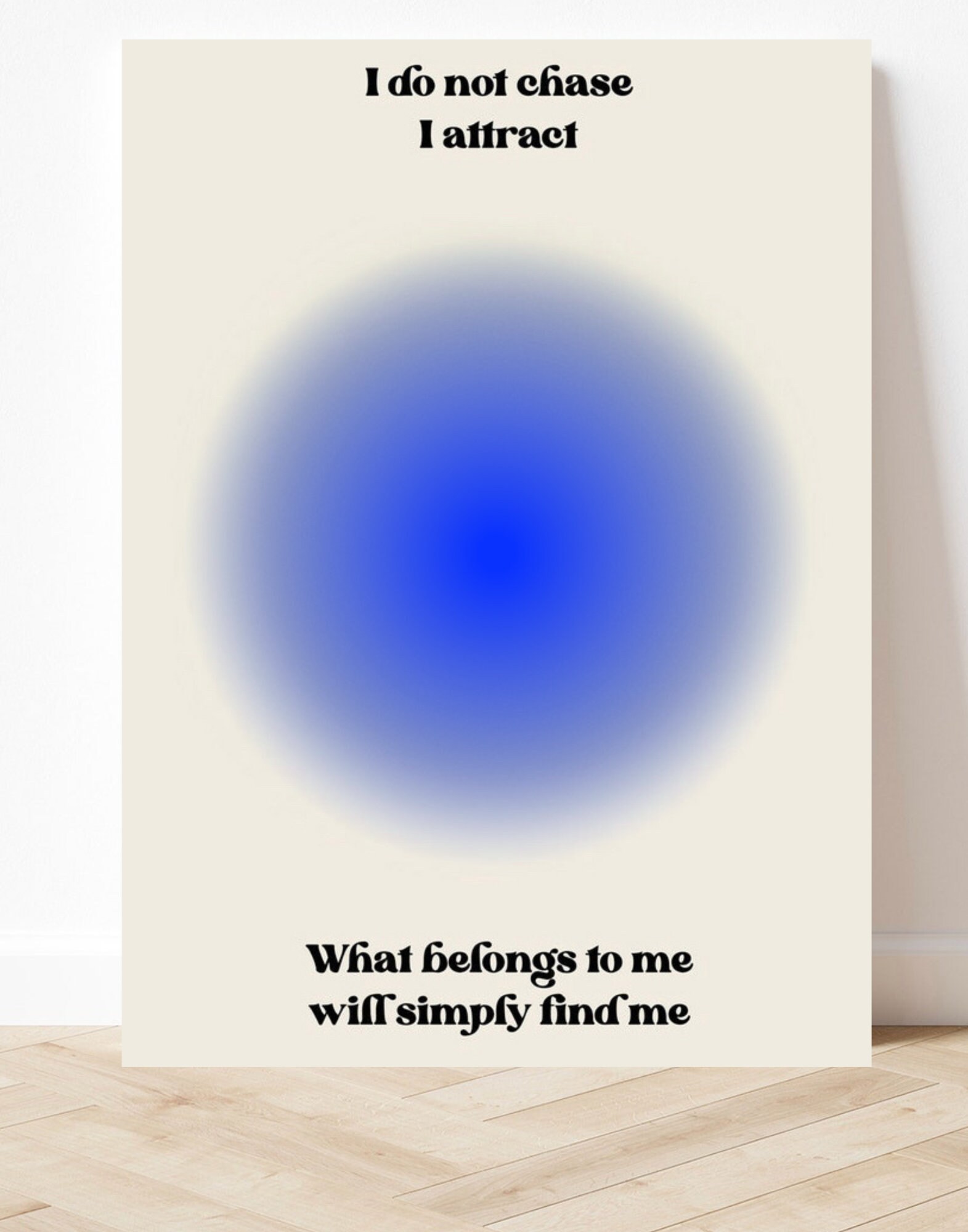 Manifest Poster | I Do Not Chase I Attract | Aura Poster ...