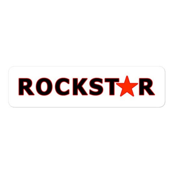 Rockstar Decal - Etsy