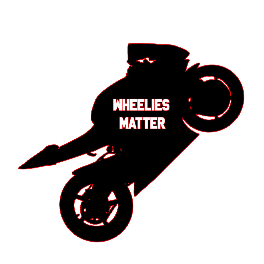 4 Wheelies Matter Die Cut Sticker Decal - Etsy