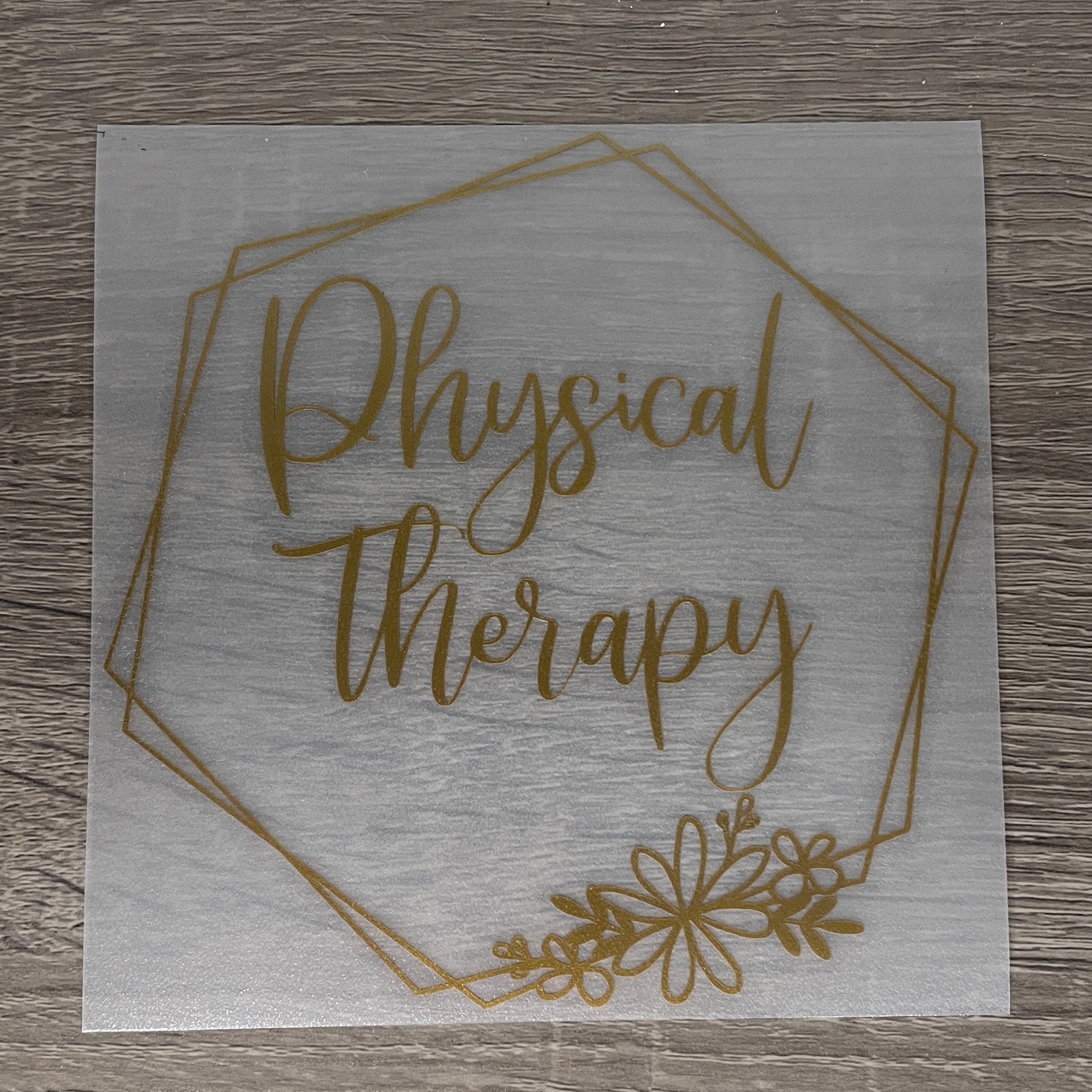 Physical Therapy Sticker, PT Bumper Decal/sticker, PT Laptop Decal ...