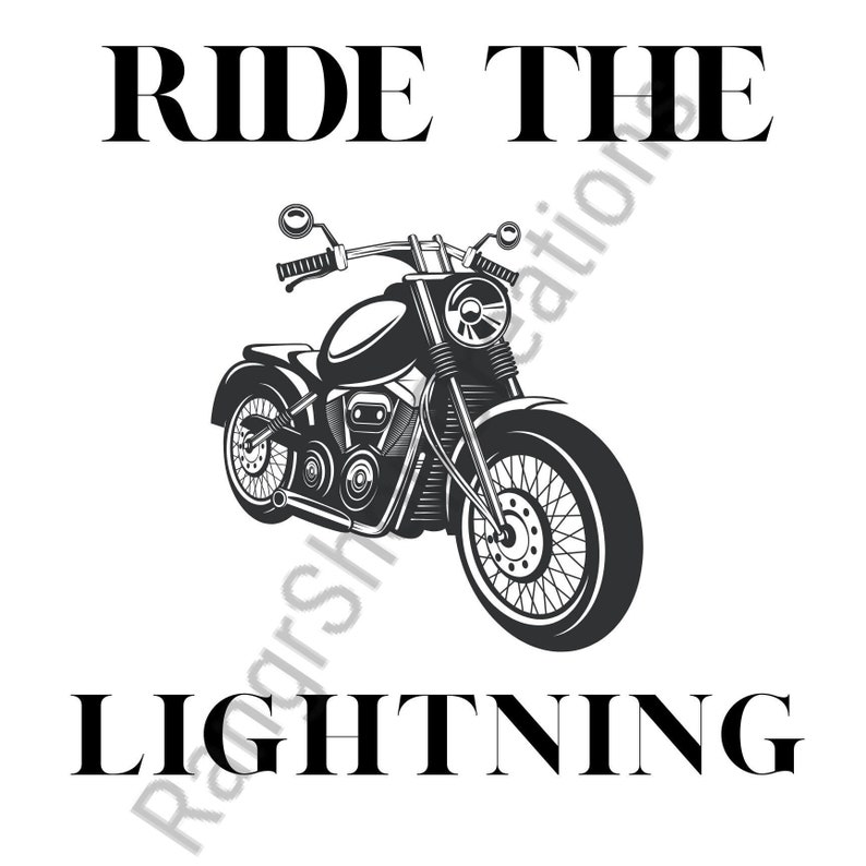 Warren Zeiders Ride the Lightning SVG, PNG, JPG File - Etsy