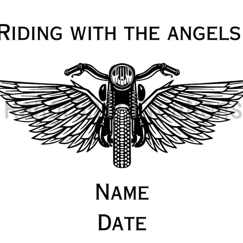 Motorcycle Memorial - Etsy