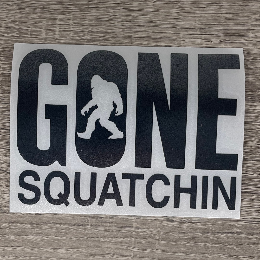 Funny Bigfoot Sticker, Bigfoot on Skateboard Sticker, Bigfoot Bumper ...