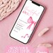 Bowtiful One First Birthday Invitation Template Bow Theme Pink Coquette ...