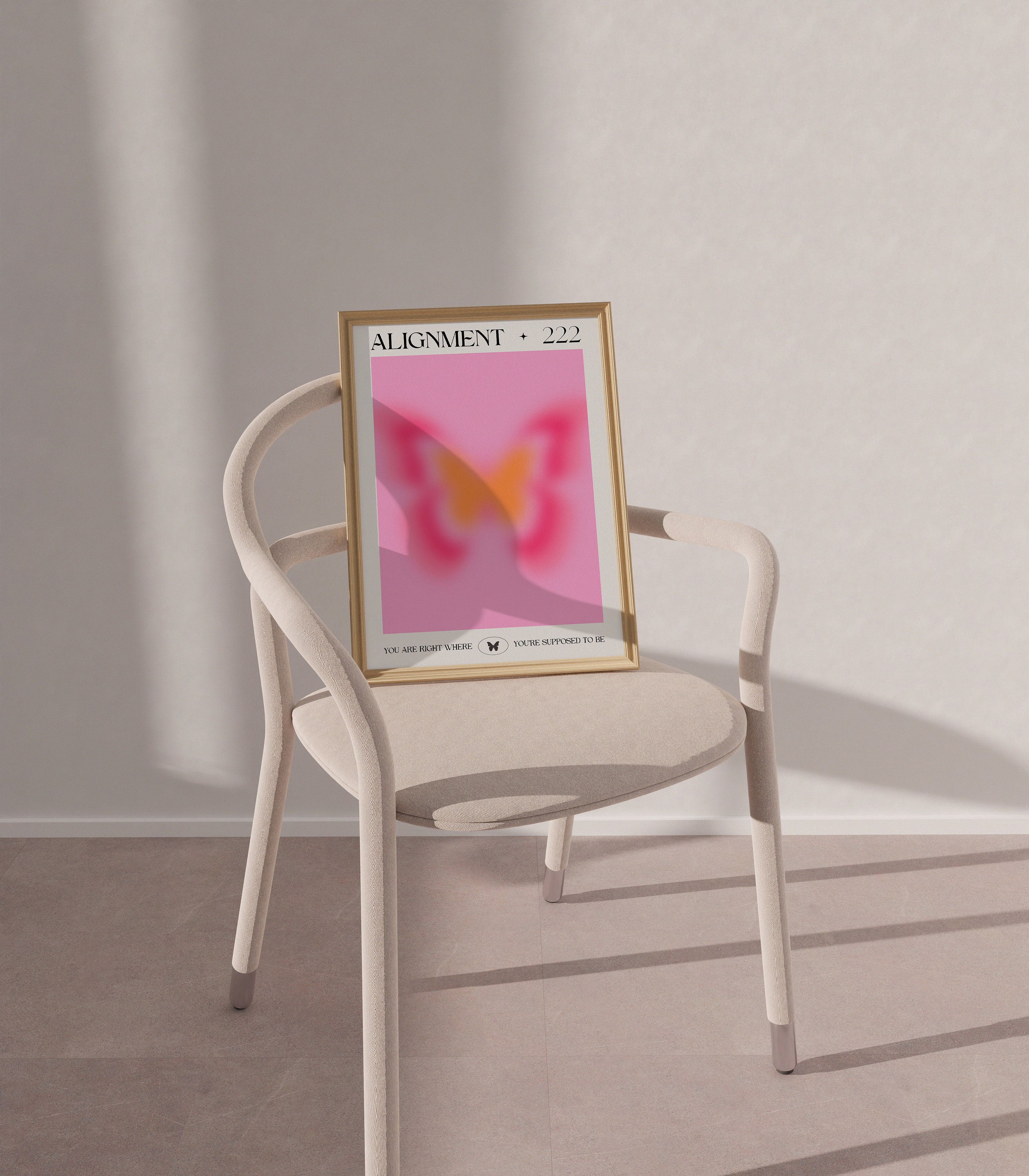 Butterfly Aura Poster, Angel Number Poster, ALIGNMENT Print 222 ...