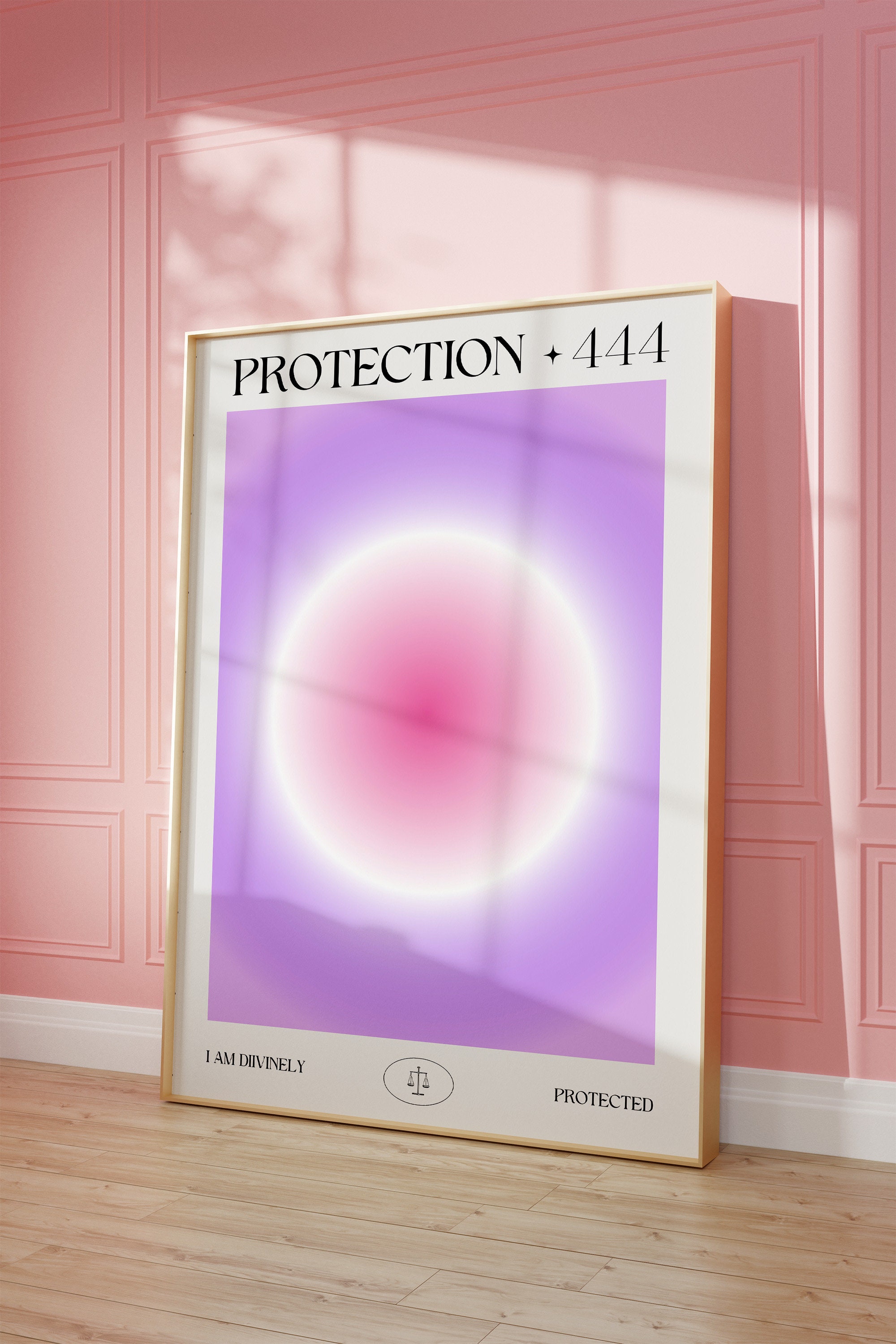 Angel Number Poster Set of 3, 777 Poster, Printable Art, Gradient Aura ...