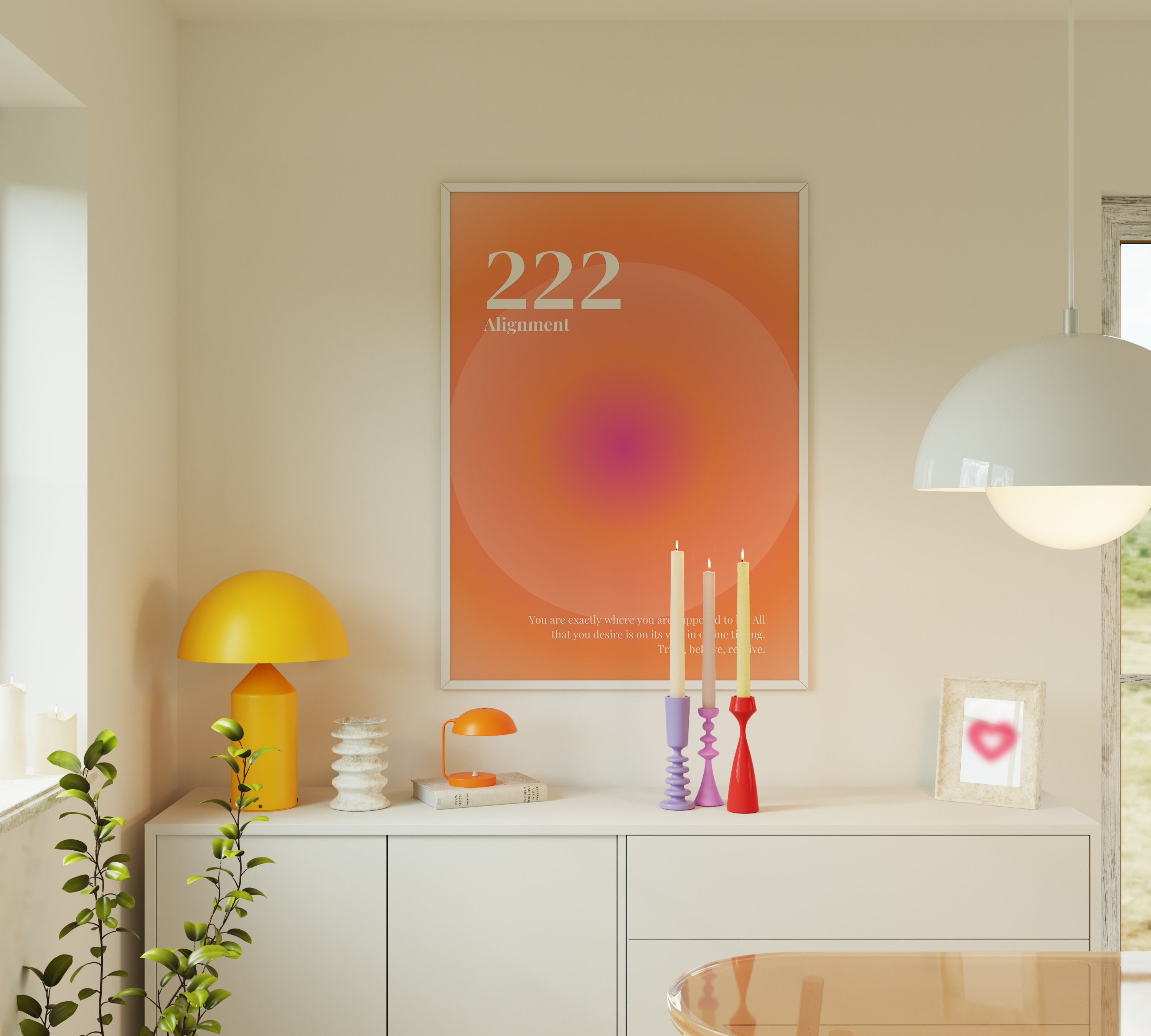 222 Aura Print, 222, Angel Number 222, 222 Aura Posters, Angel Number ...