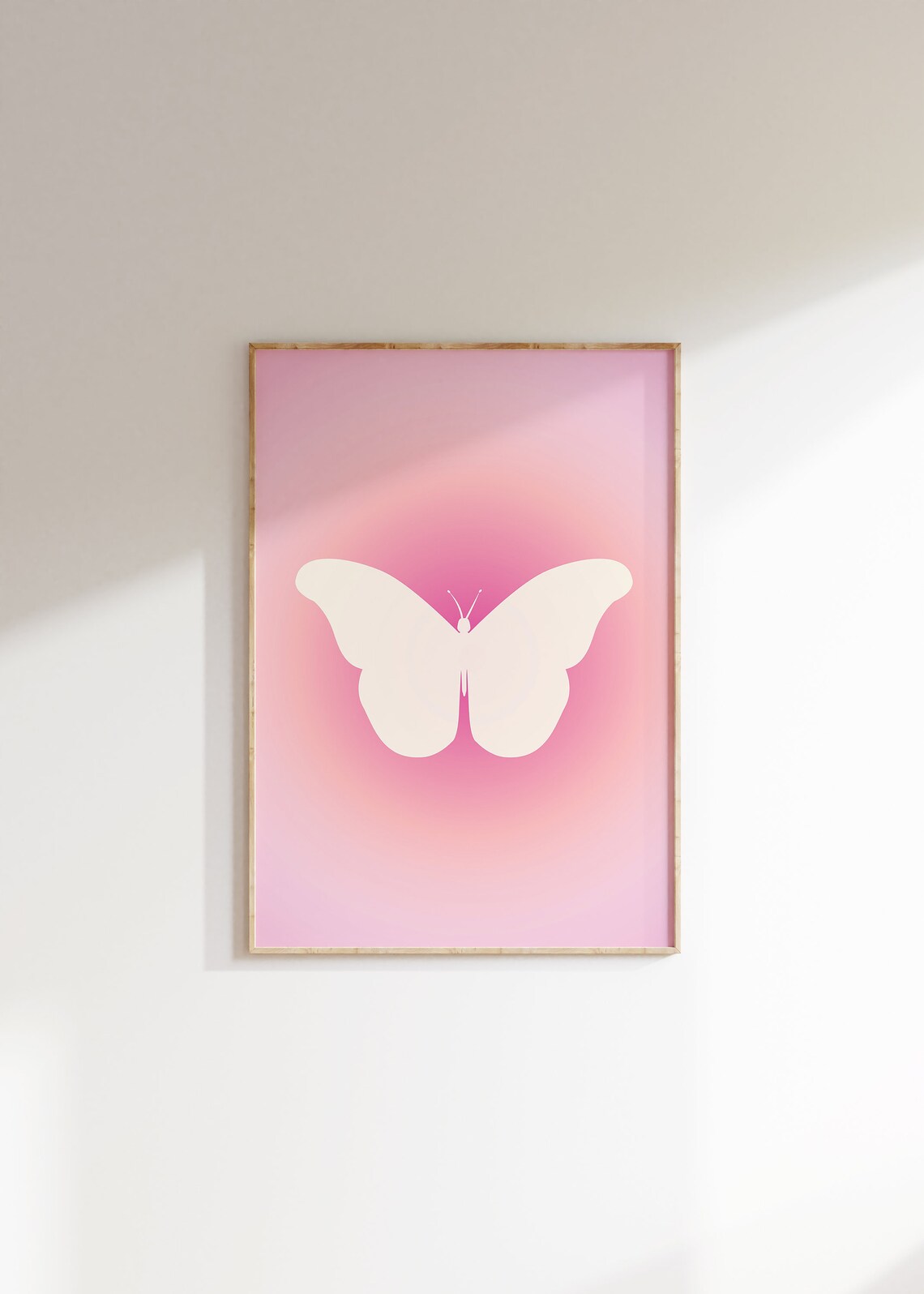 Pink Aura Poster Set, Set of 3 Affirmation Poster, Trust Gradient ...