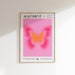 Butterfly Aura Poster Set of 3, Angel Number 222, Gradient Aura Poster ...