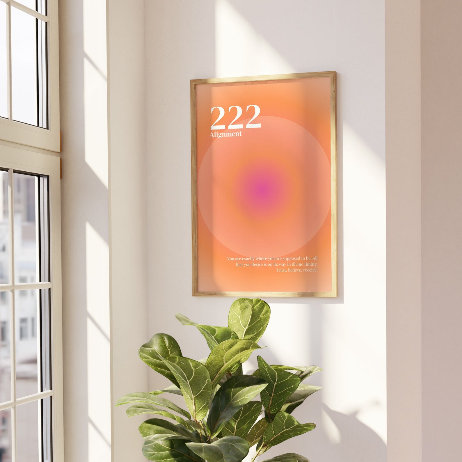 222 Aura Print, 222, Angel Number 222, 222 Aura Posters, Angel Number ...