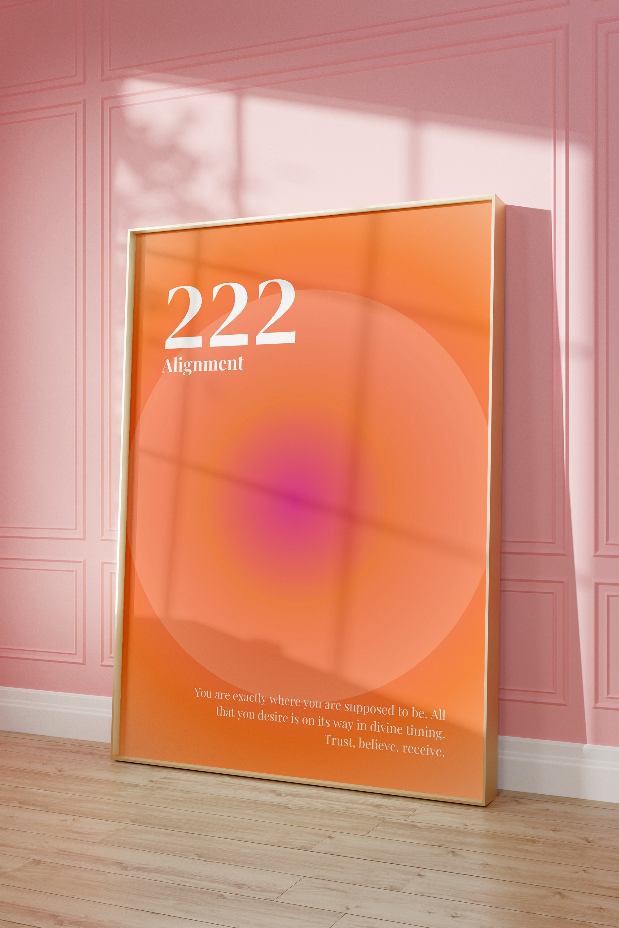 222 Aura Print, 222, Angel Number 222, 222 Aura Posters, Angel Number ...