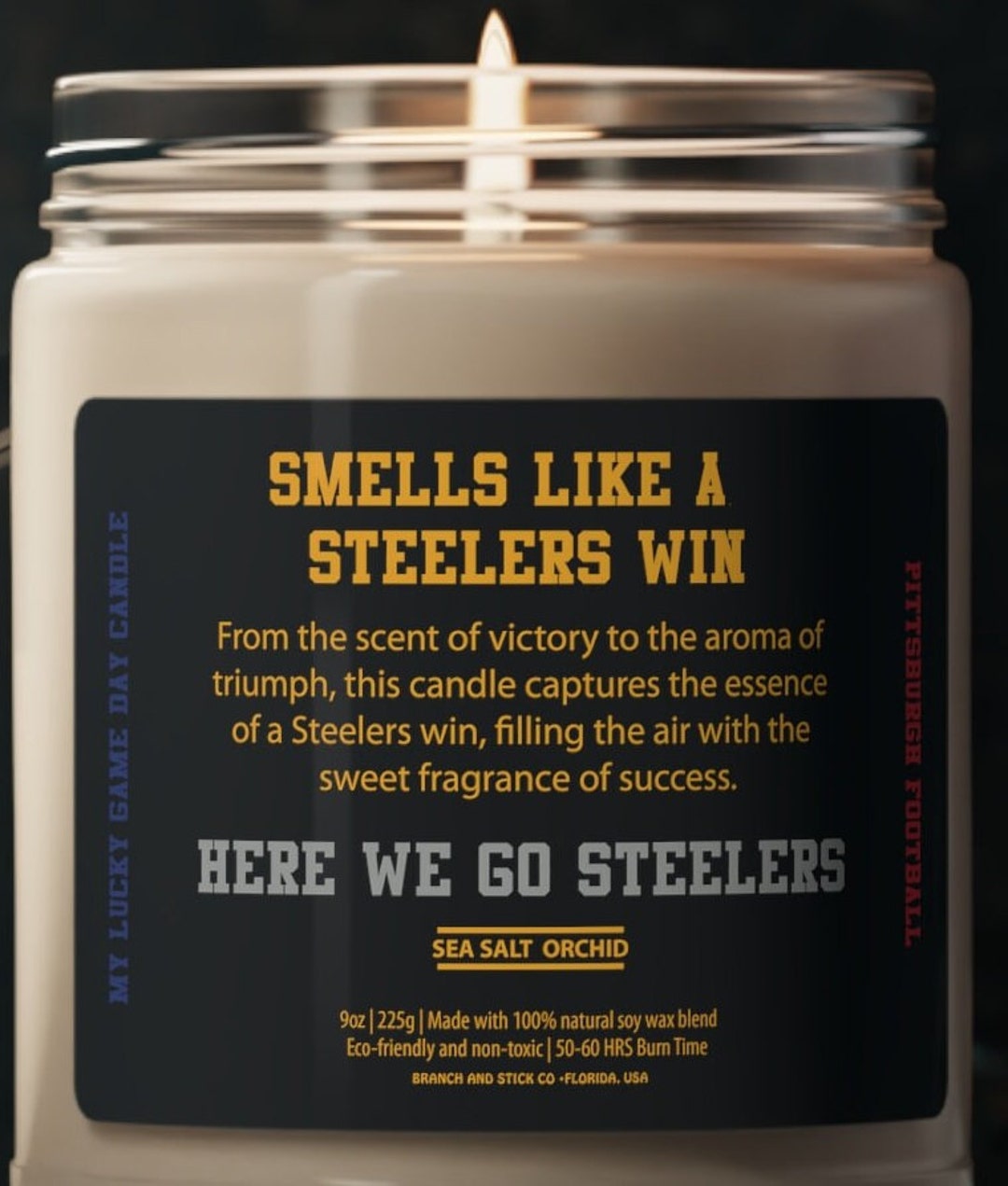 Pittsburgh Steelers Candle Smells Like an Win Unique Gift - Etsy