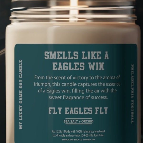 Philadelphia Eagles Candle - Etsy