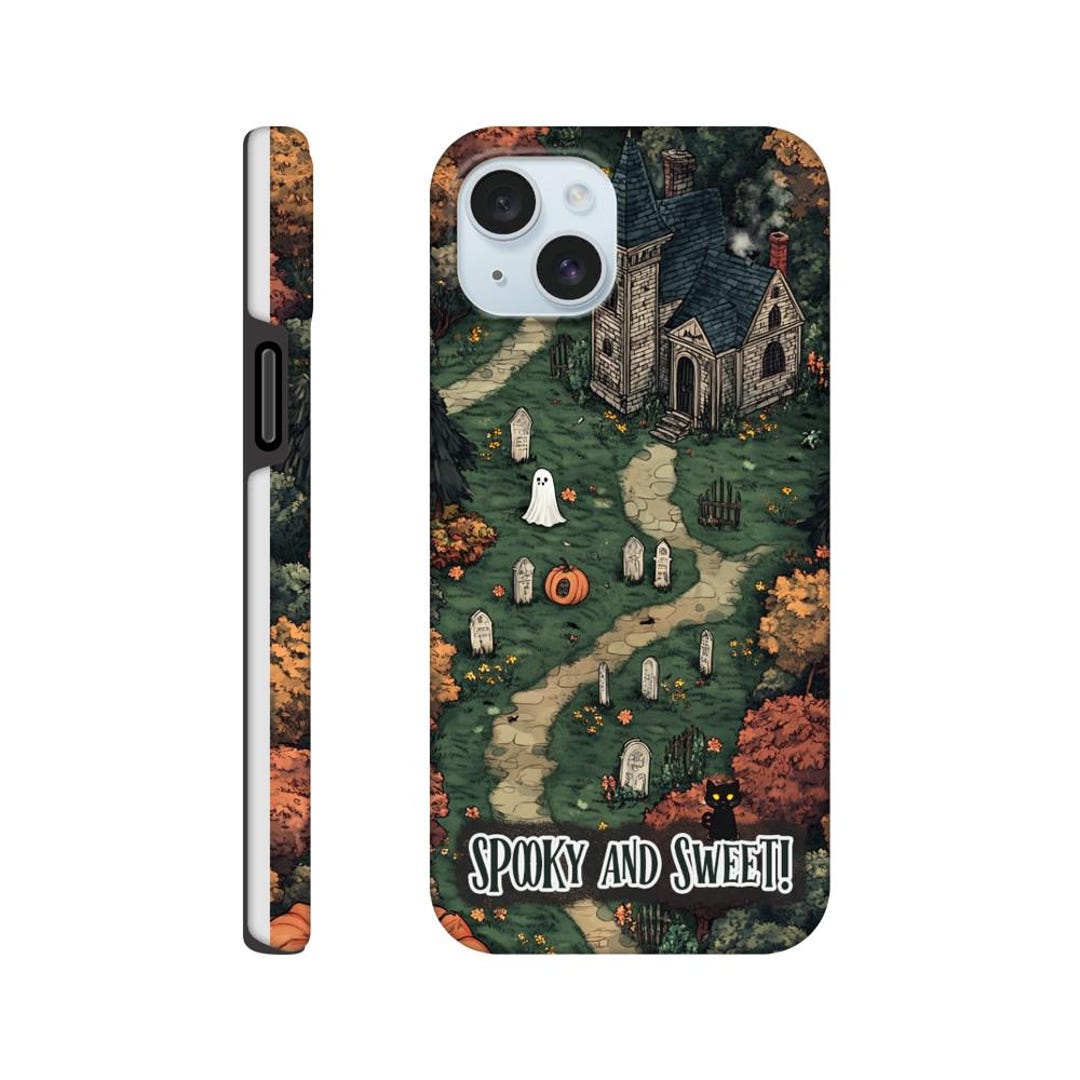 Halloween Spooky and Sweet Haunted Case Ghosts and Cemetery Flexi Case ...