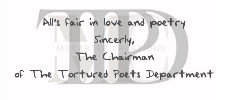 All's Fair in Love and Poetry PNG - Etsy