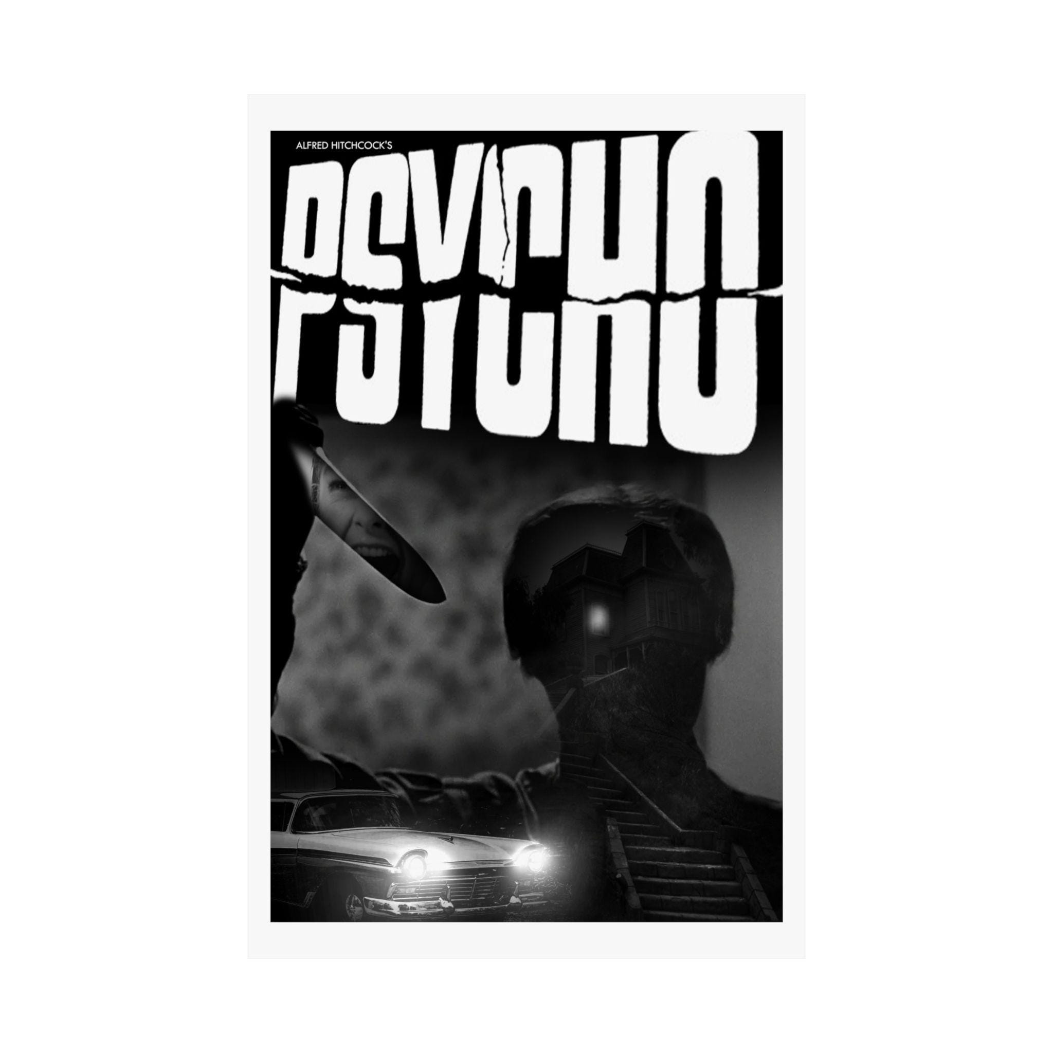 Alfred Hitchcock's Psycho Poster Print - Etsy