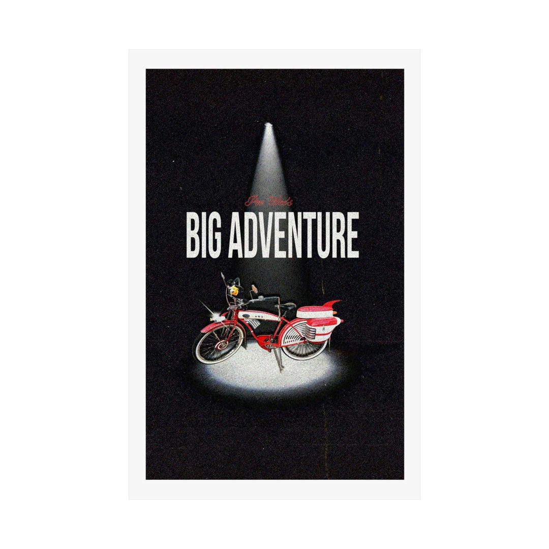 Pee Wee's Big Adventure Poster - Etsy