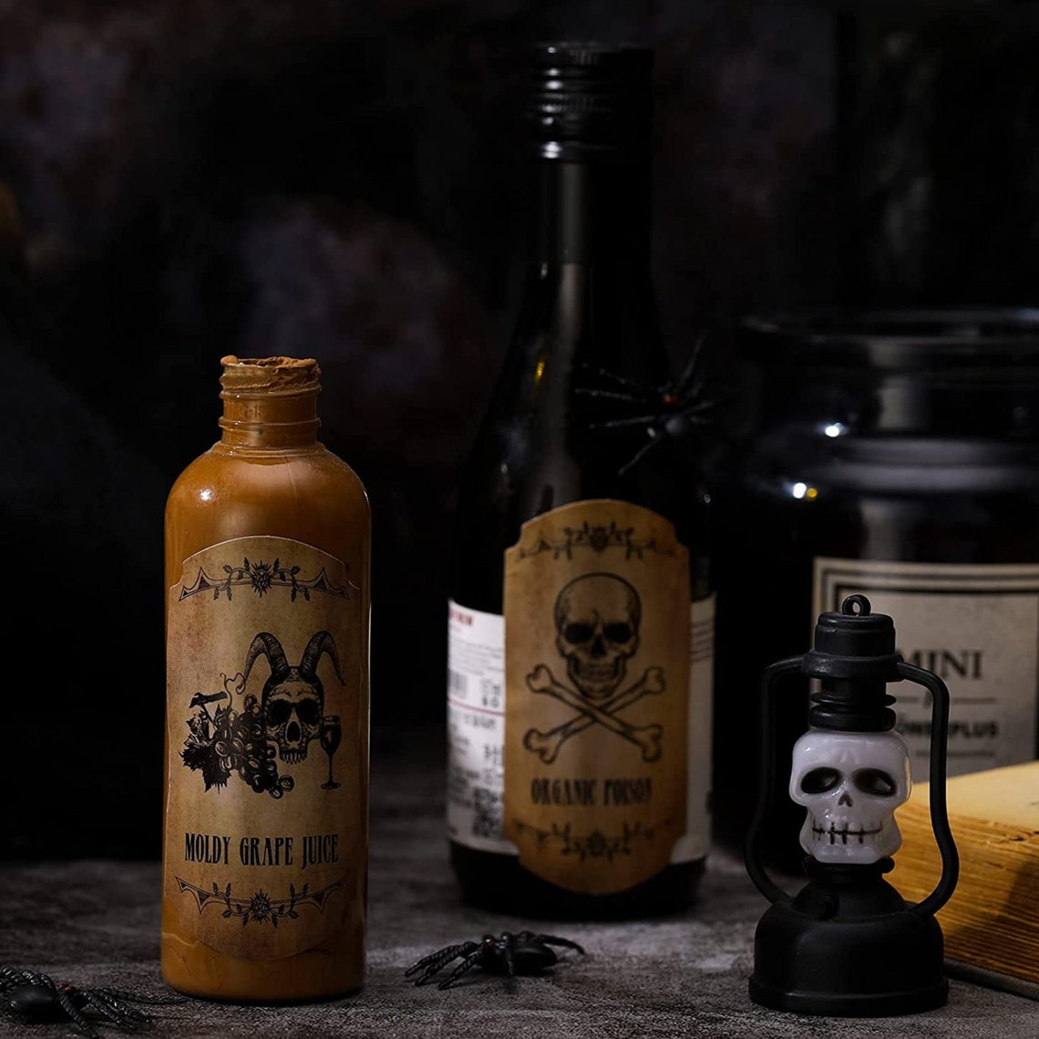 Halloween Potion Bottle Sticker Label Apothecary Labels Potion - Etsy
