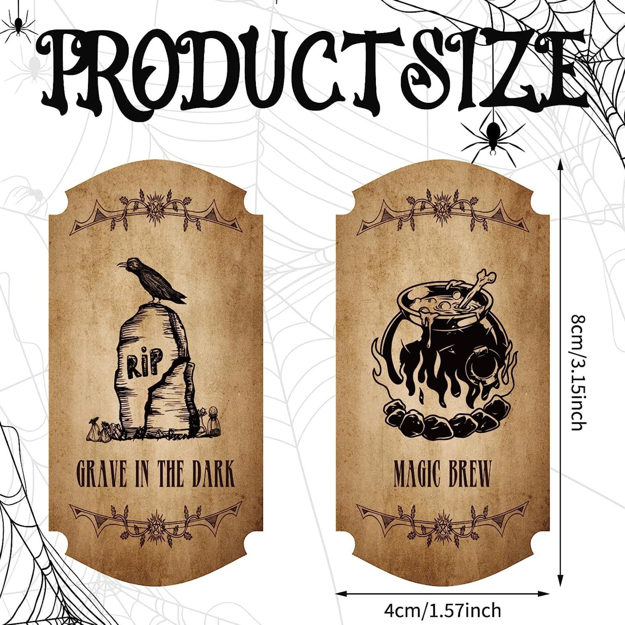 Halloween Potion Bottle Sticker Label Apothecary Labels Potion - Etsy