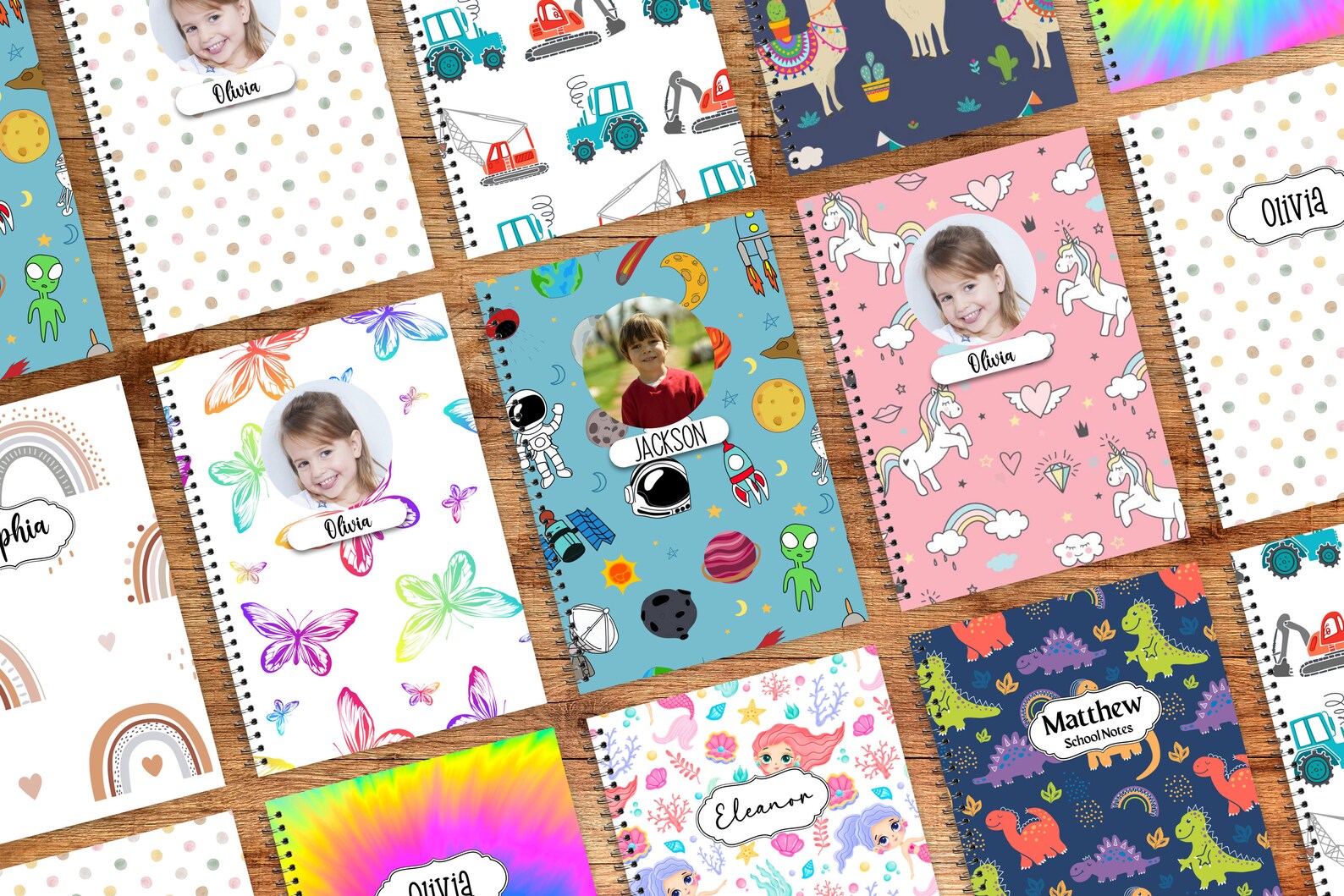 School Notebook, Back to School, Personalized Notebook for Kids, School ...