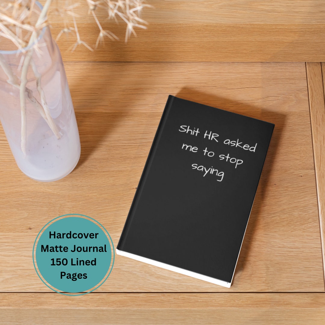 Funny Human Resources Notebook, Office Gag Gift for Coworker, Sarcastic ...