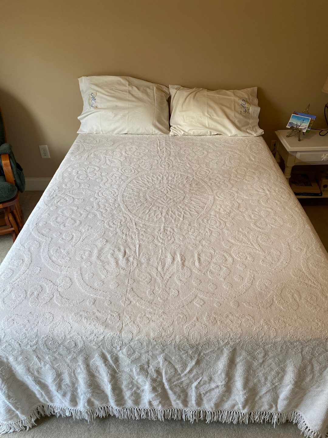 Vintage George Washington Style Bedspread - Etsy