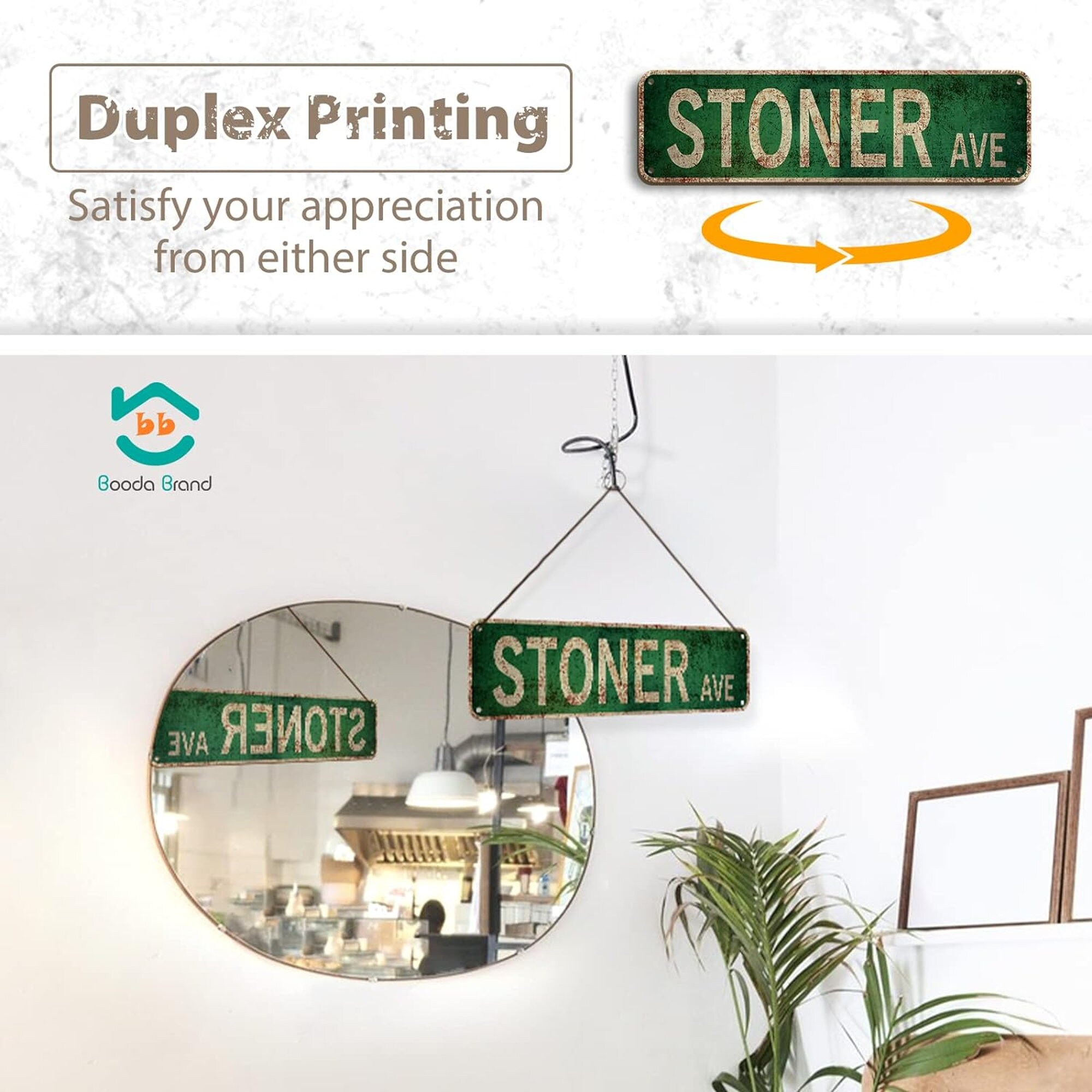 Retro Stoner Street Signs Set Vintage Inspired Room Decor - Etsy