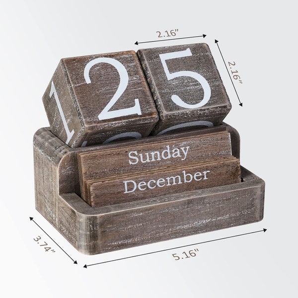 Block Calendar - Etsy