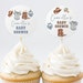 Cowboy Baby Shower Cupcake Toppers, Western Baby Shower Stickers ...