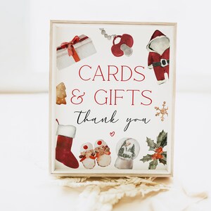 Printable Christmas Baby Shower Signs, Merry Little Baby Shower Decor ...