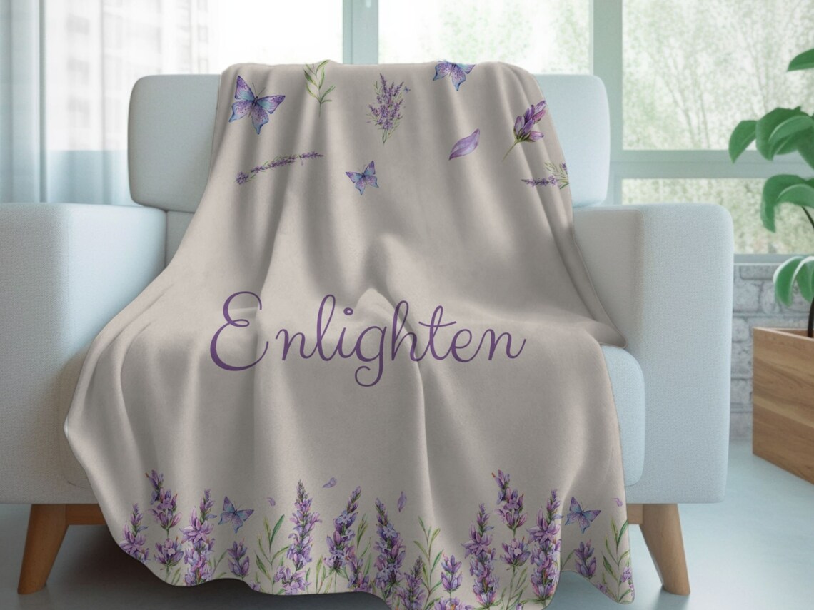 Personalized With Your Word of the Year Nautical Inspired Velveteen ...