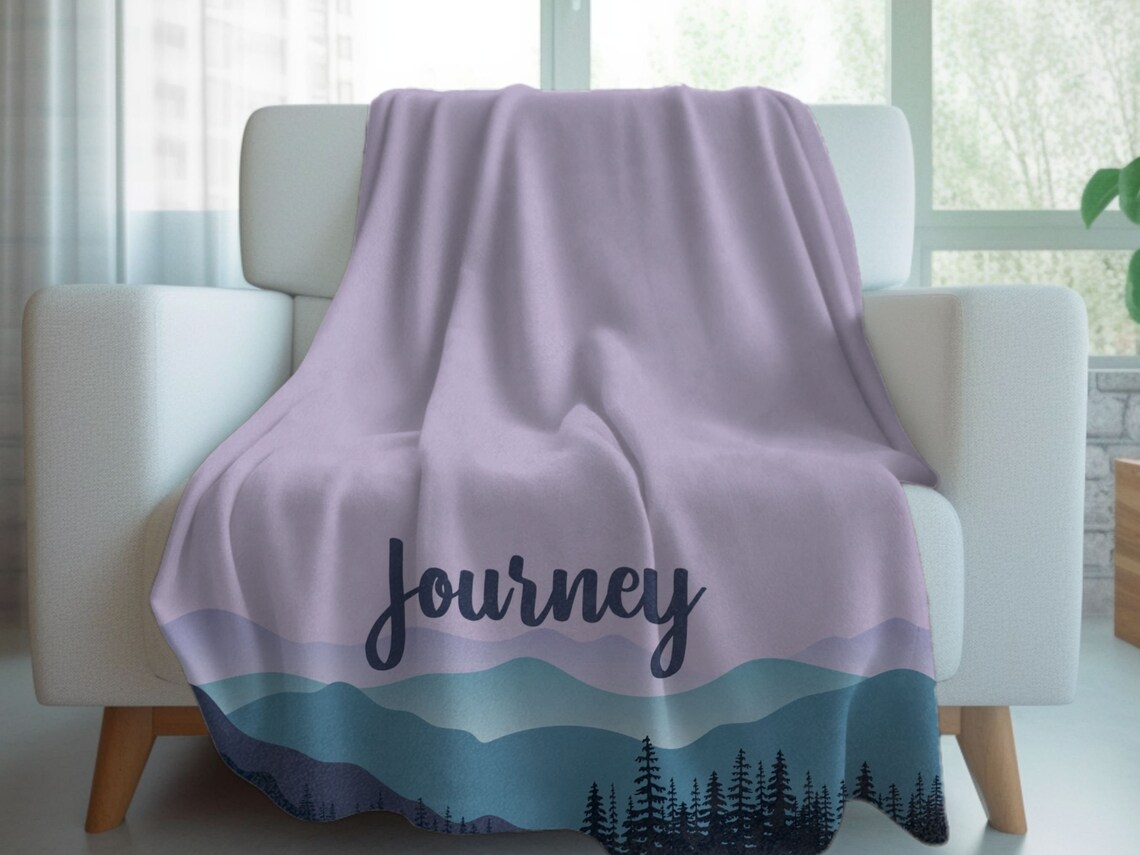 Personalized With Your Word of the Year Nautical Inspired Velveteen ...