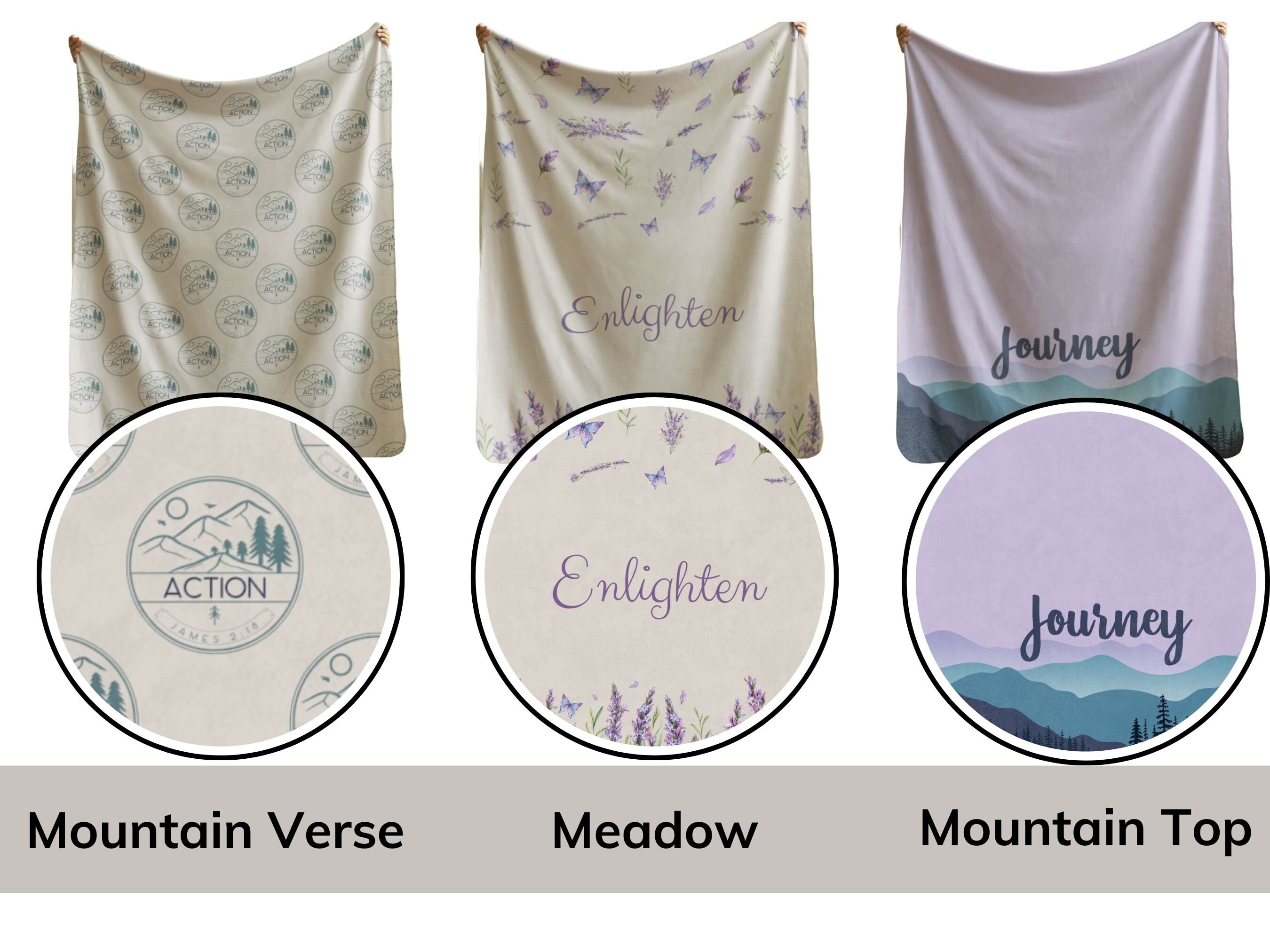 Personalized With Your Word of the Year Nautical Inspired Velveteen ...