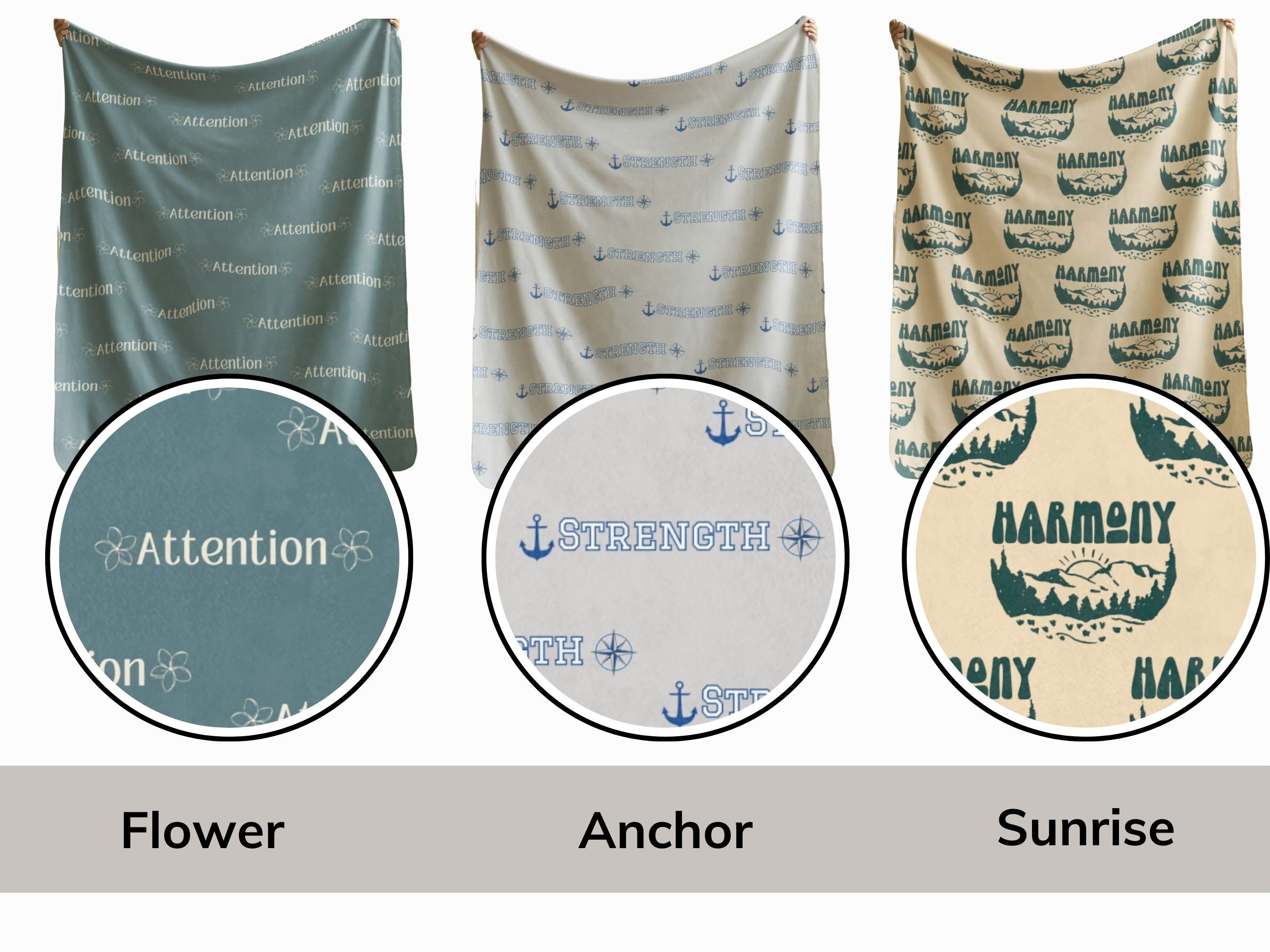 Personalized With Your Word of the Year Nautical Inspired Velveteen ...