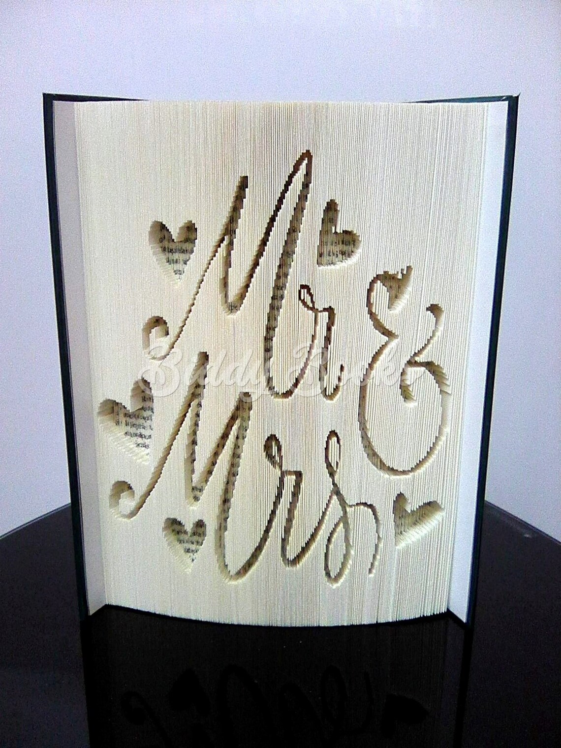 Mr and Mrs Cut and Fold Pattern - Etsy