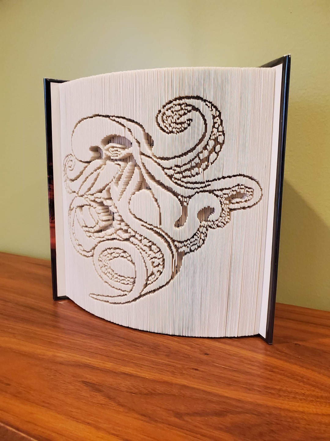 Octopus/kracken - Cut and Fold Pattern - 23cm - 550 Pages - Etsy