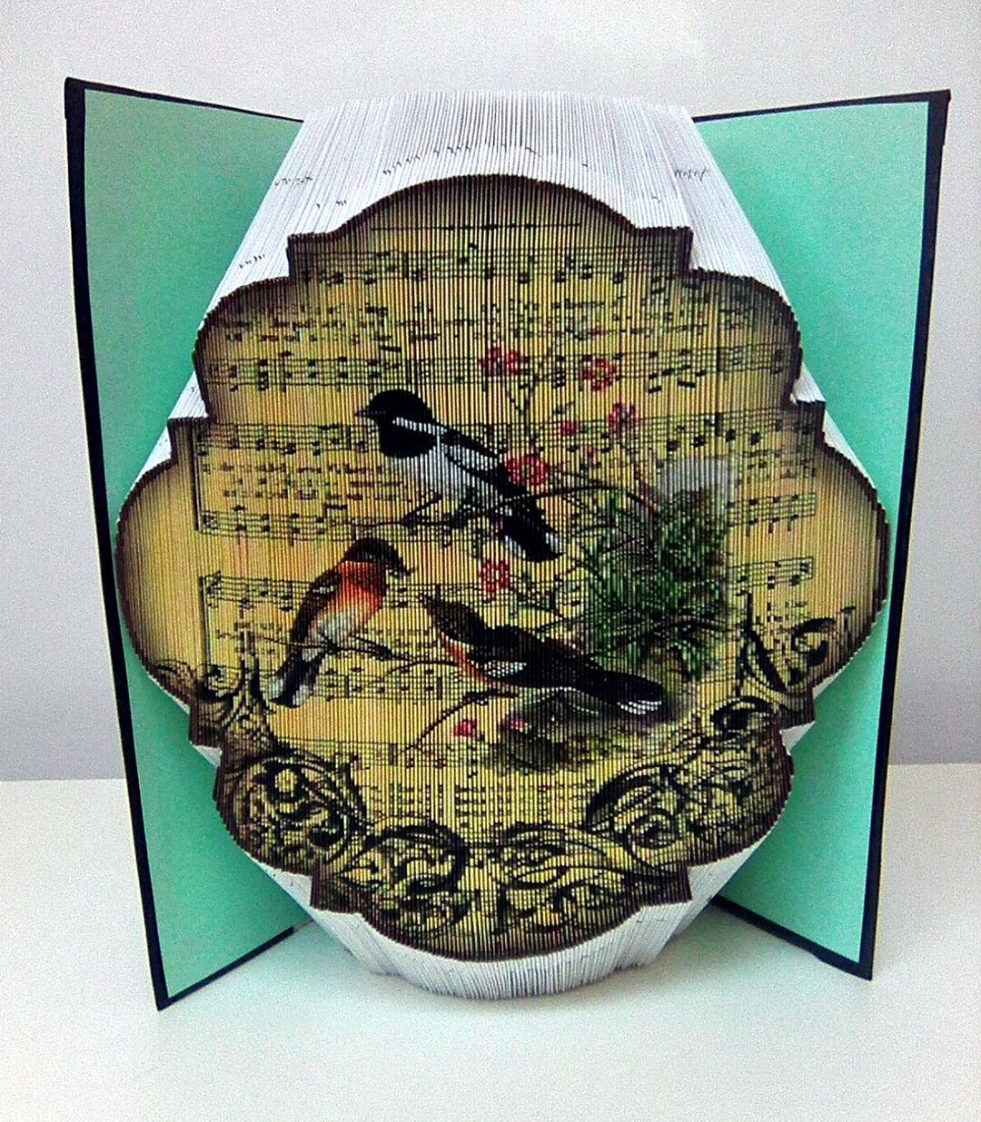 Brown Birds Music Sheet - Combi - Photo Strip - Etsy