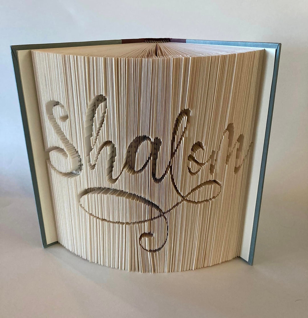 Shalom {peace} - Cut and Fold Pattern - 23cm - 448 Pages - Etsy