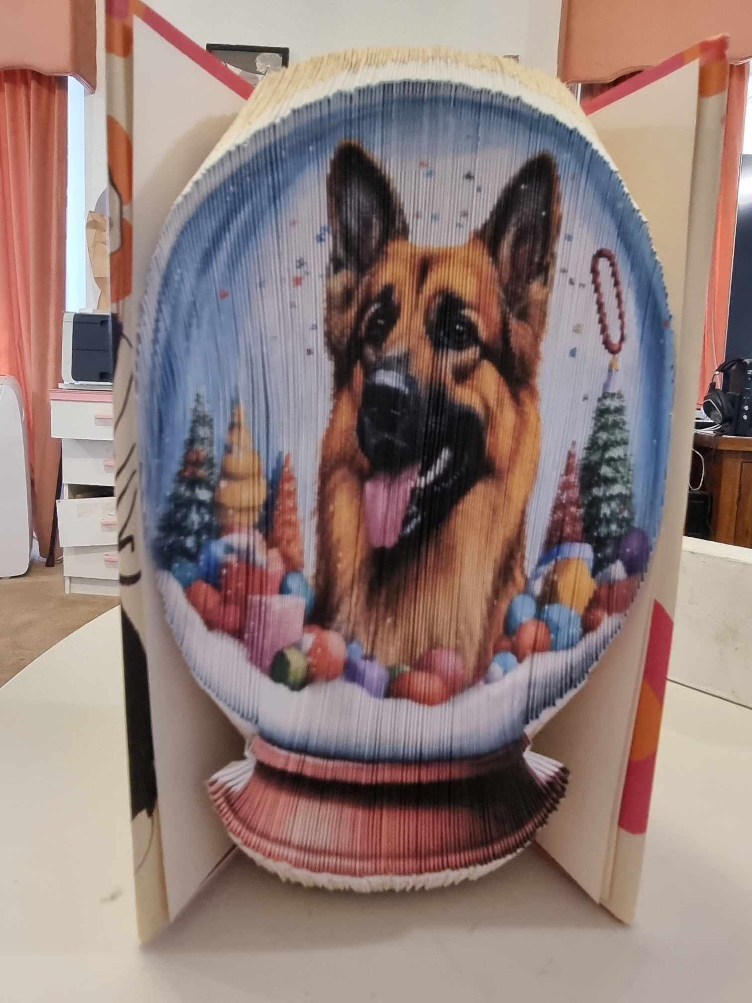 German Shepherd Snow Globe Photo Strip - Etsy