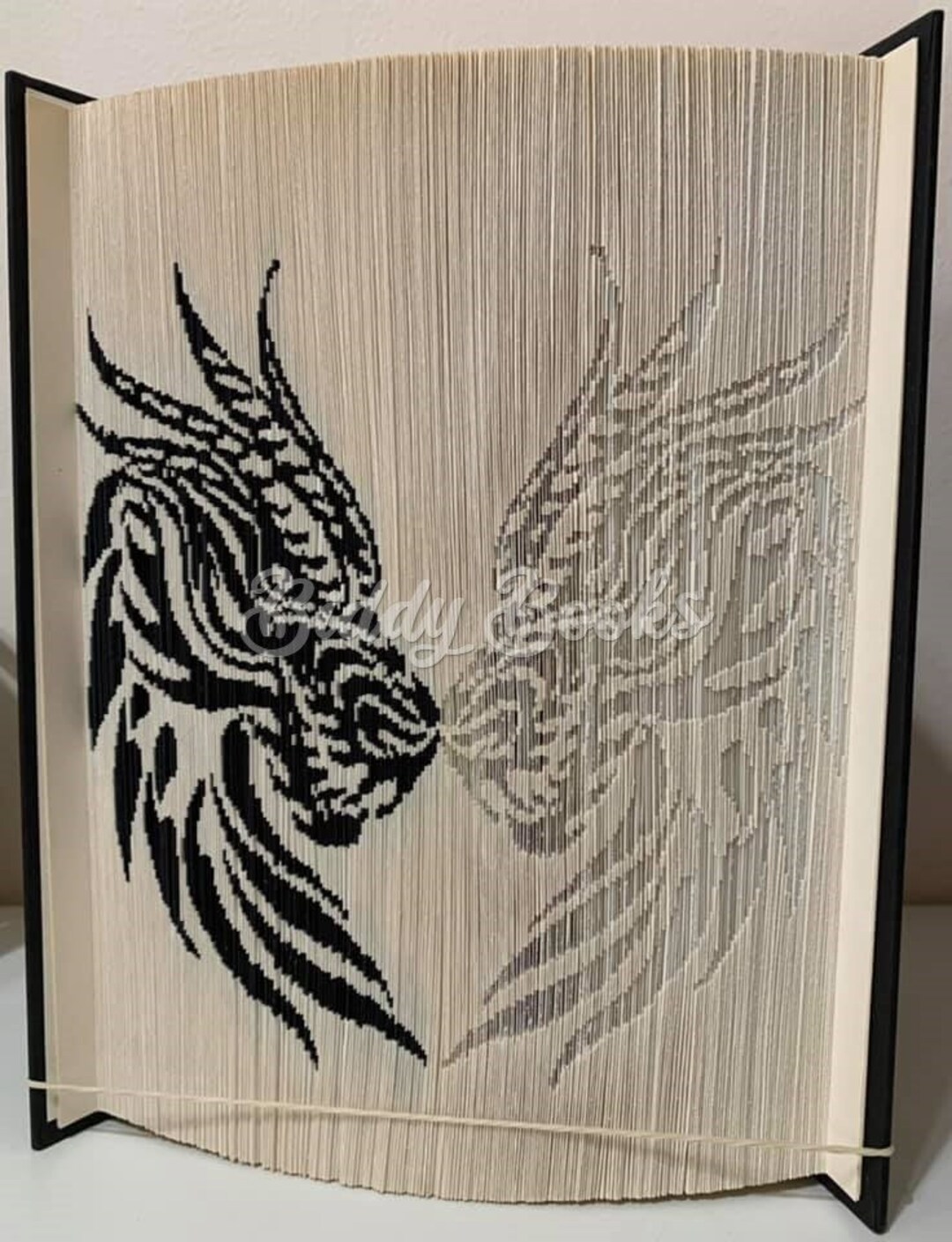 Dragons -cut and Fold - Etsy