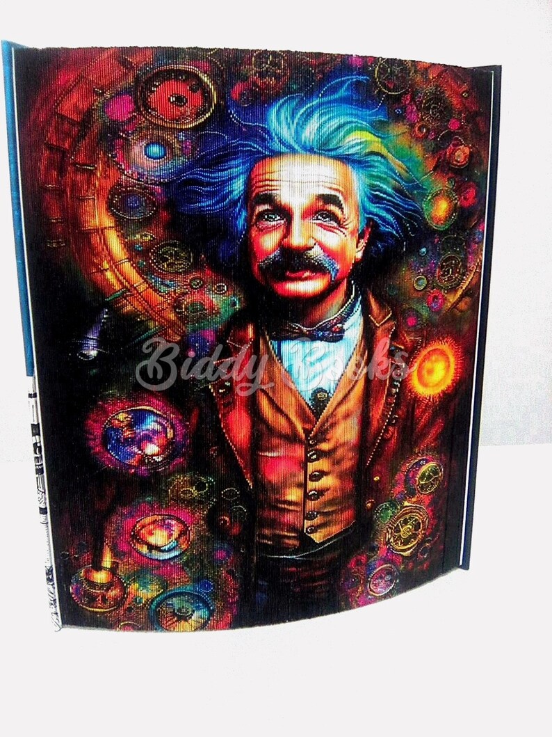 Steam Punk Einstein Photostrip Photo Strip Fore-edged - Etsy