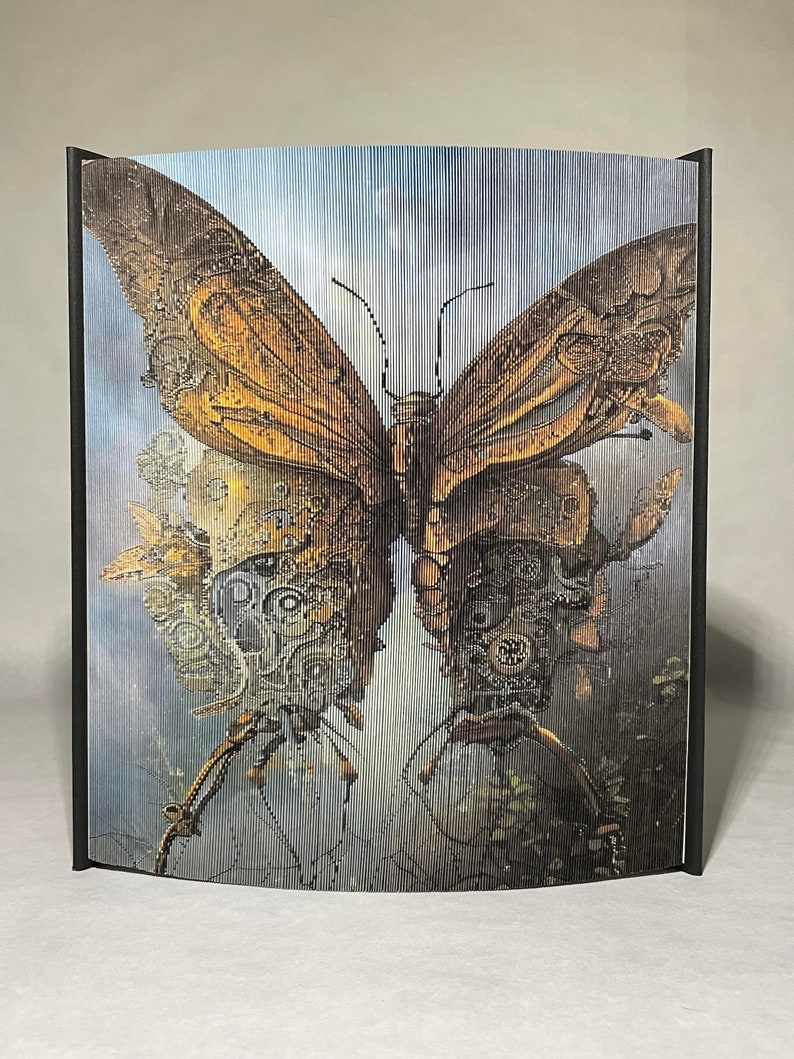Steampunk Butterfly photo Edge Pattern - Etsy
