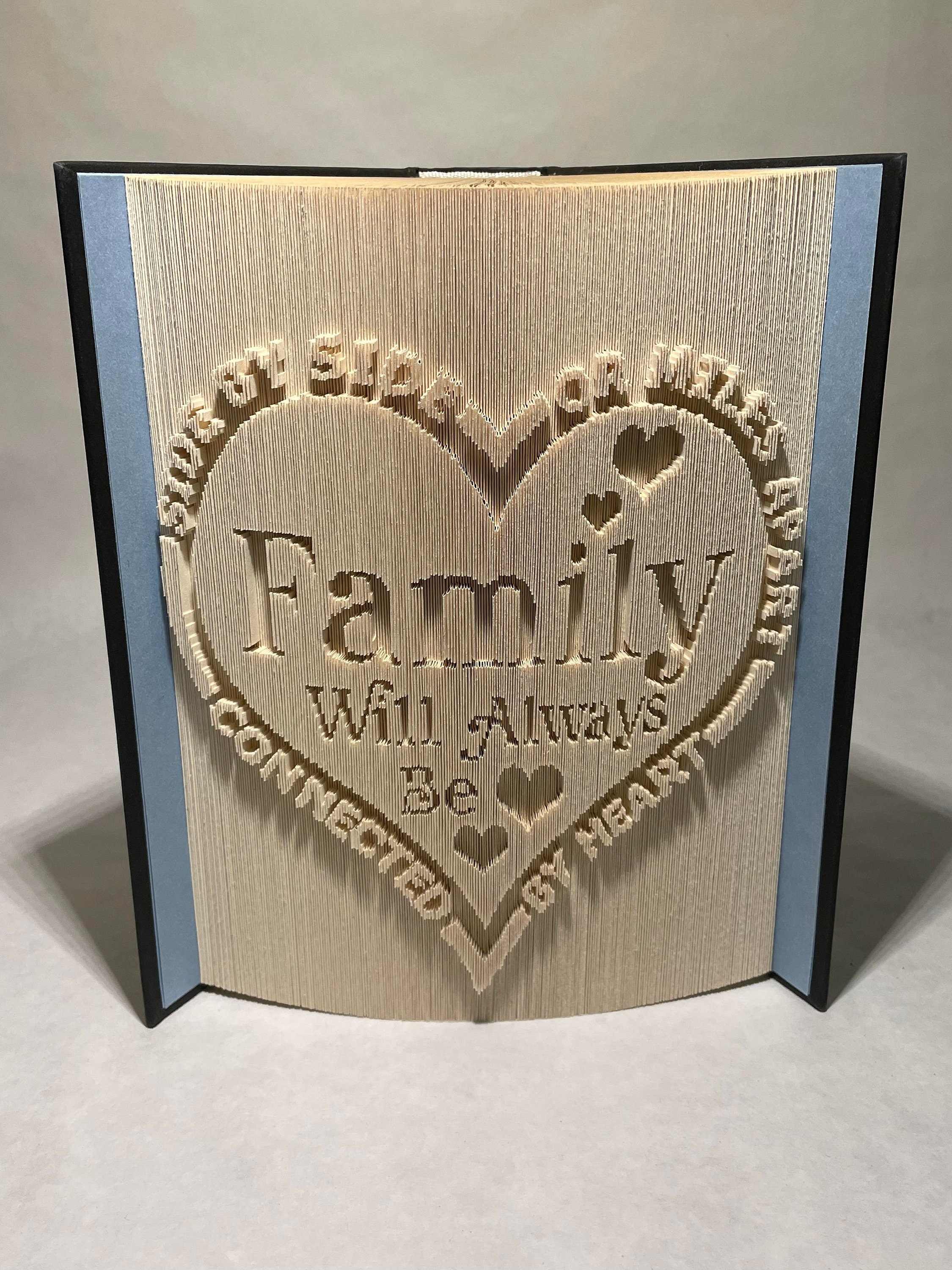 Family Will Always Be cut and Fold Pattern - Etsy