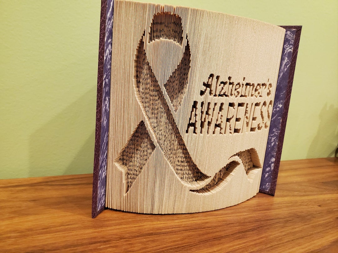 Alzheimer's Awareness - Cut and Fold Pattern - Etsy
