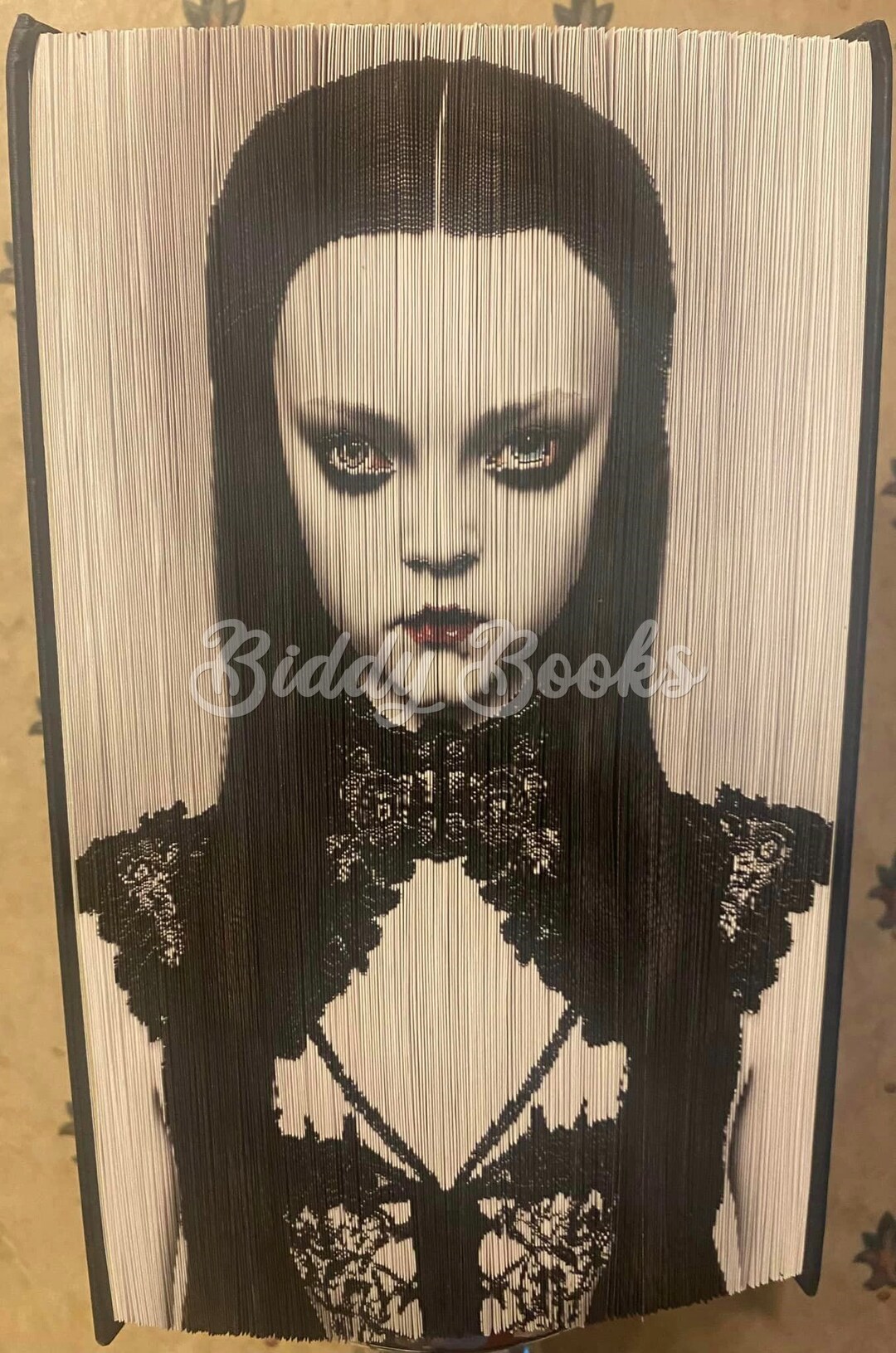 Goth Child Red Lips - Photostrip , Photo Strip , Fore-edged Pattern - Etsy