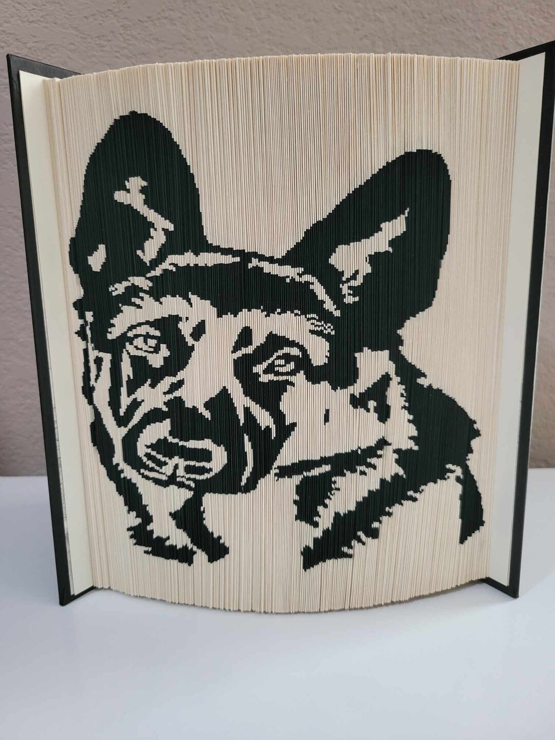 German Shepherd - Cut and Fold Pattern - Etsy