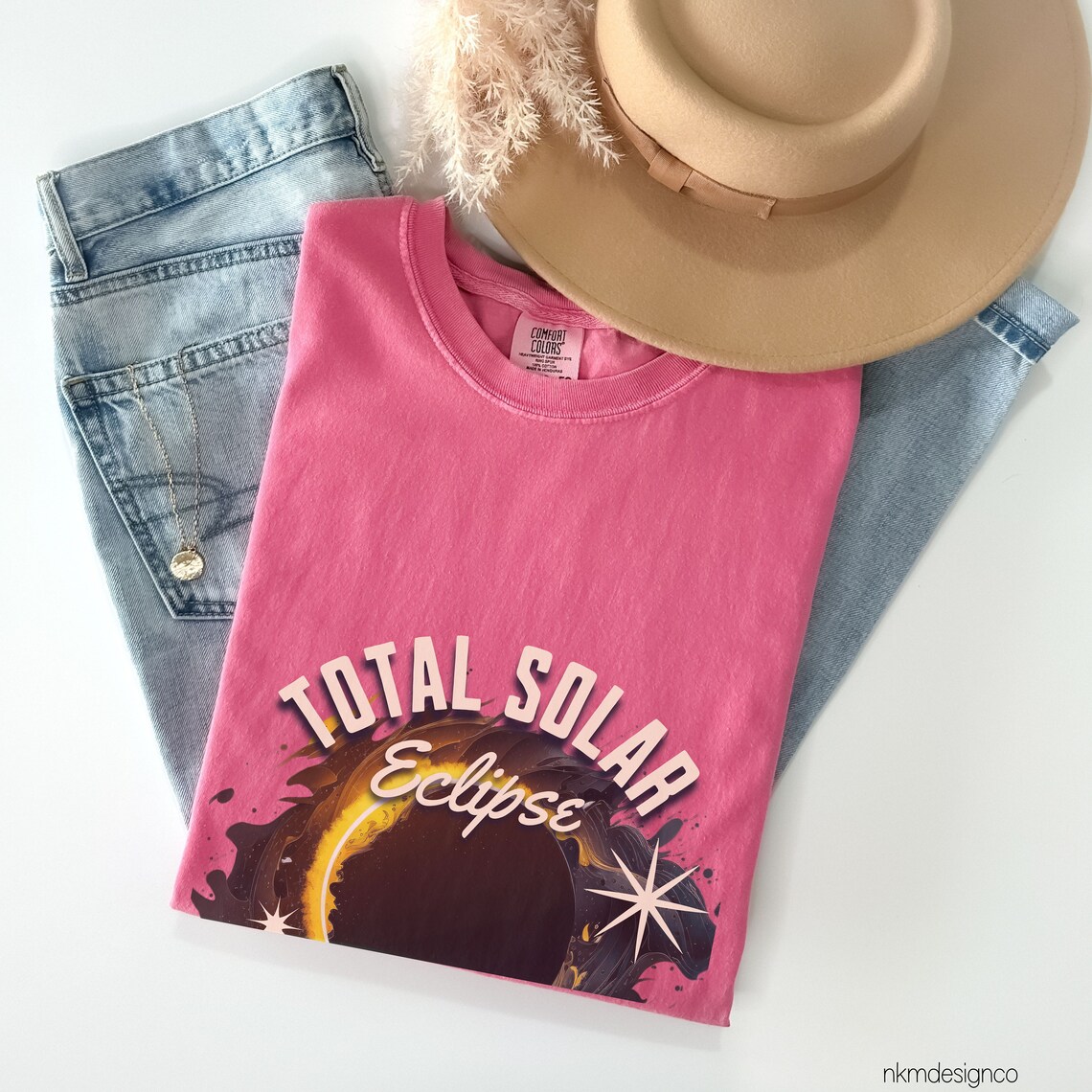 Total Solar Eclipse Shirt April 8th 2024, Celestial Comfort Colors Shirt, Countdown Totality ...