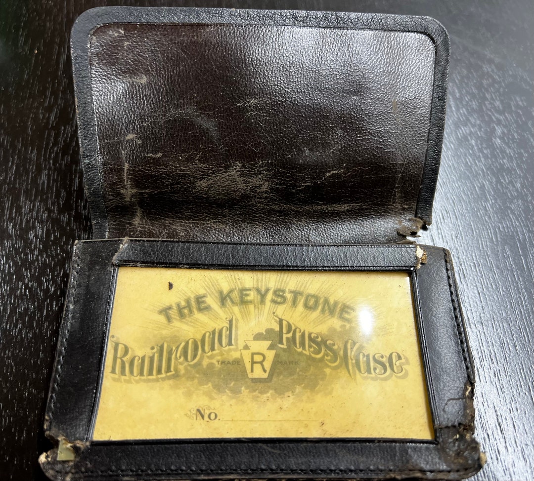 Antique Wallet/train Pass Holder From the 1800s - Etsy